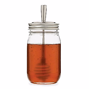 Jarware 82624 Wide Mouth Honey Dipper