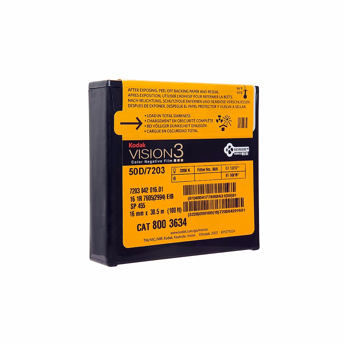 Kodak 16mm Vision3 100ft (33m) 50D/7203