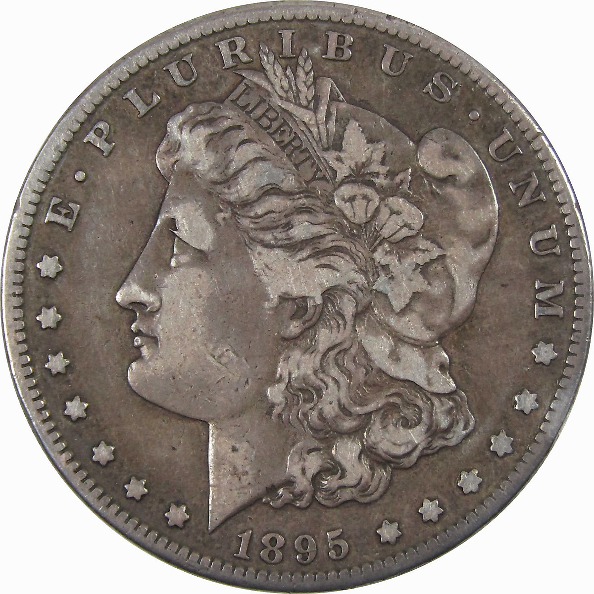 1895 S Morgan Dollar VF Very Fine 90% Silver $1 US Coin SKU:I3876