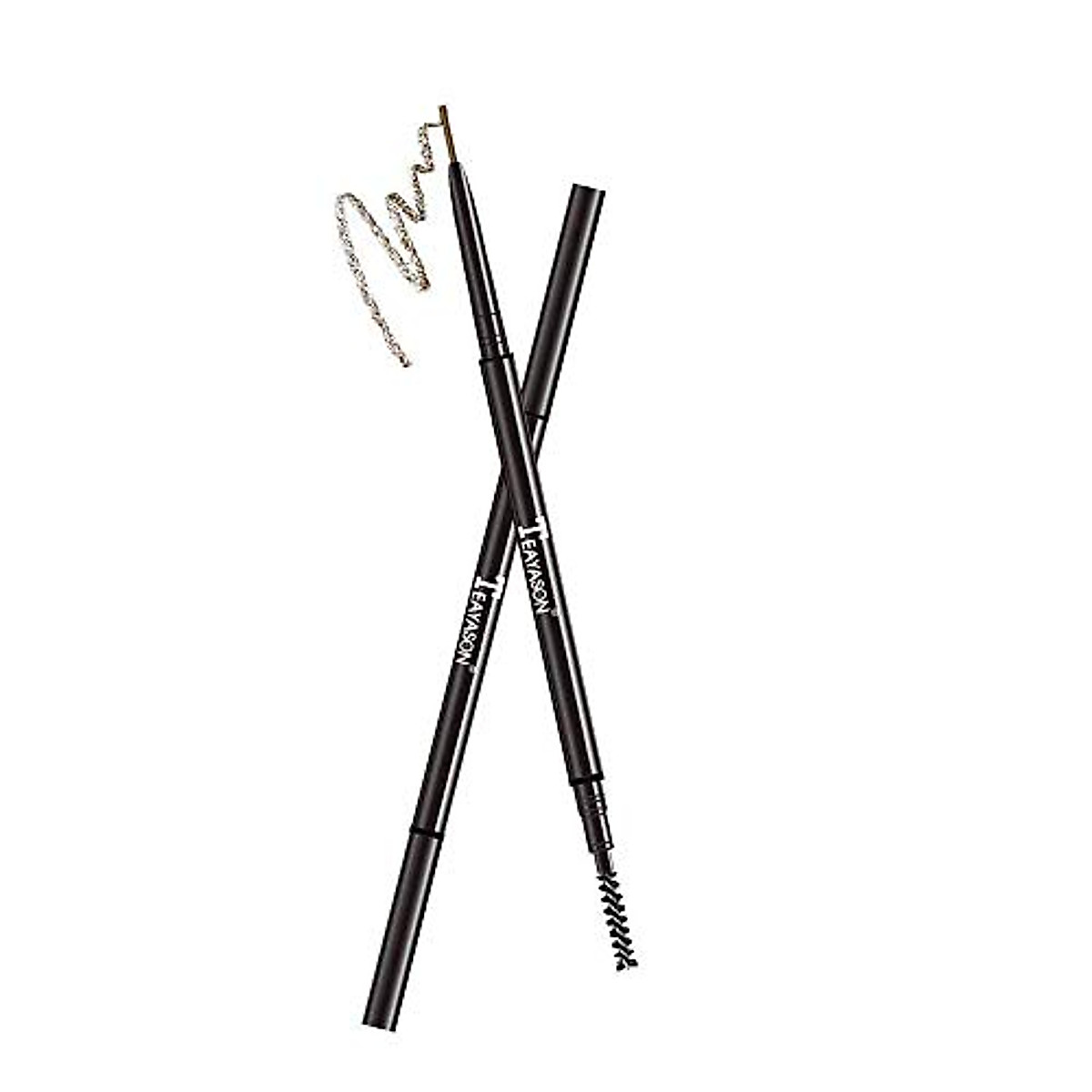 1.5mm ultra-fine eyebrow pencil automatic rotation eyebrow pencil,durable, sweat-proof and not easy to take off make-up, five colors available(01#Black)