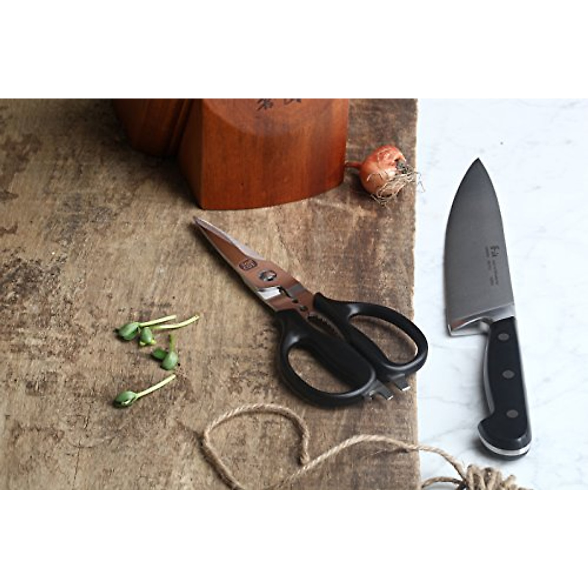 Top Cut 1022513 Heavy Duty Kitchen Shears and Multi Purpose Scissors, 9-Inch