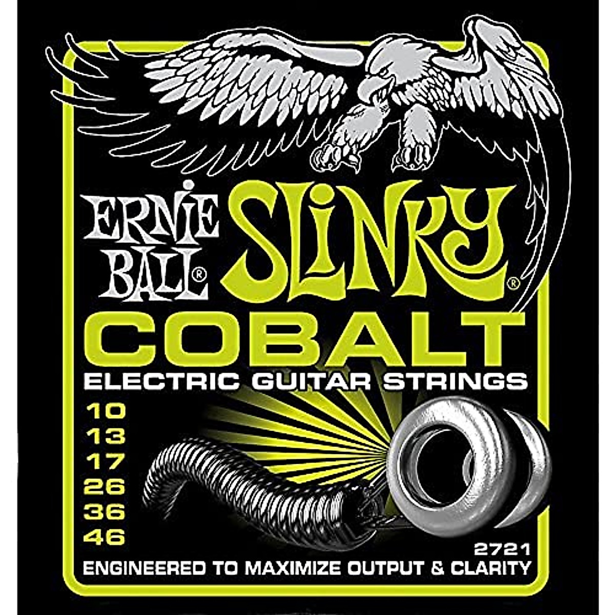 Ernie Ball Regular Slinky Cobalt Electric Guitar Strings - 10-46 Gauge