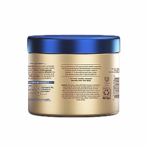 Vaseline Radiant X Deep Nourishment Body Cream 100% Pure Shea Butter, Coconut Oil, Vitamin C, & Peptides 10 oz