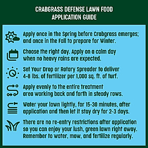 Purely Organic Products Crabgrass Defender Lawn Food 10-0-2, 15 LB, Covers 3000 Sq Ft