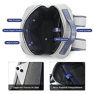 LAPOLAR Laptop Backpack, 15.6 inch Business Travel Backpack for Men Women, Professional Computer Bag Work Casual Backpack (Grey)