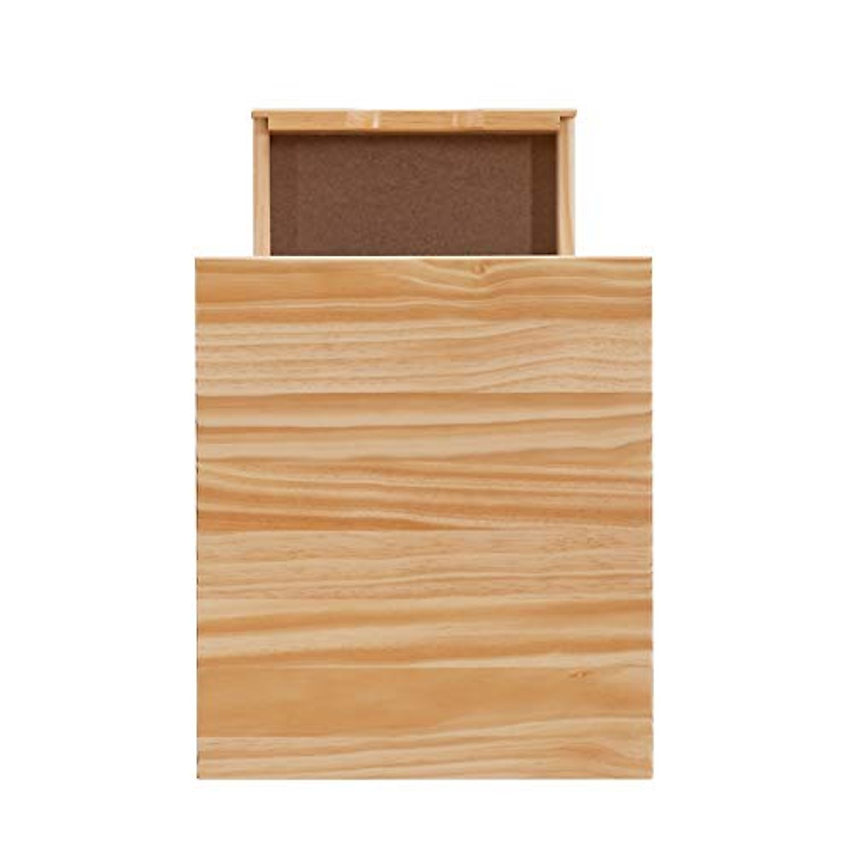 Linon Callie Multipurpose Six Drawer Natural Wood Rolling Storage Cart with Casters in Brown