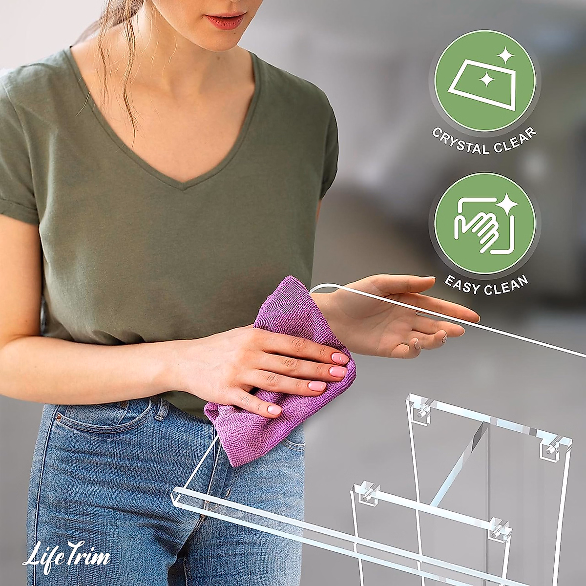 Acrylic Podium Stand Portable Pulpits for Churches Clear Podium Lectern Shtender Hostess Stand Presentation Events Teacher Podium for Classroom Church Pulpit Transparent Modern Lecterns & Podiums