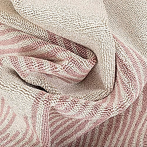 Well Woven Zella Blush Tribal Diamond Medallion Area Rug (5'3" x 7'3")