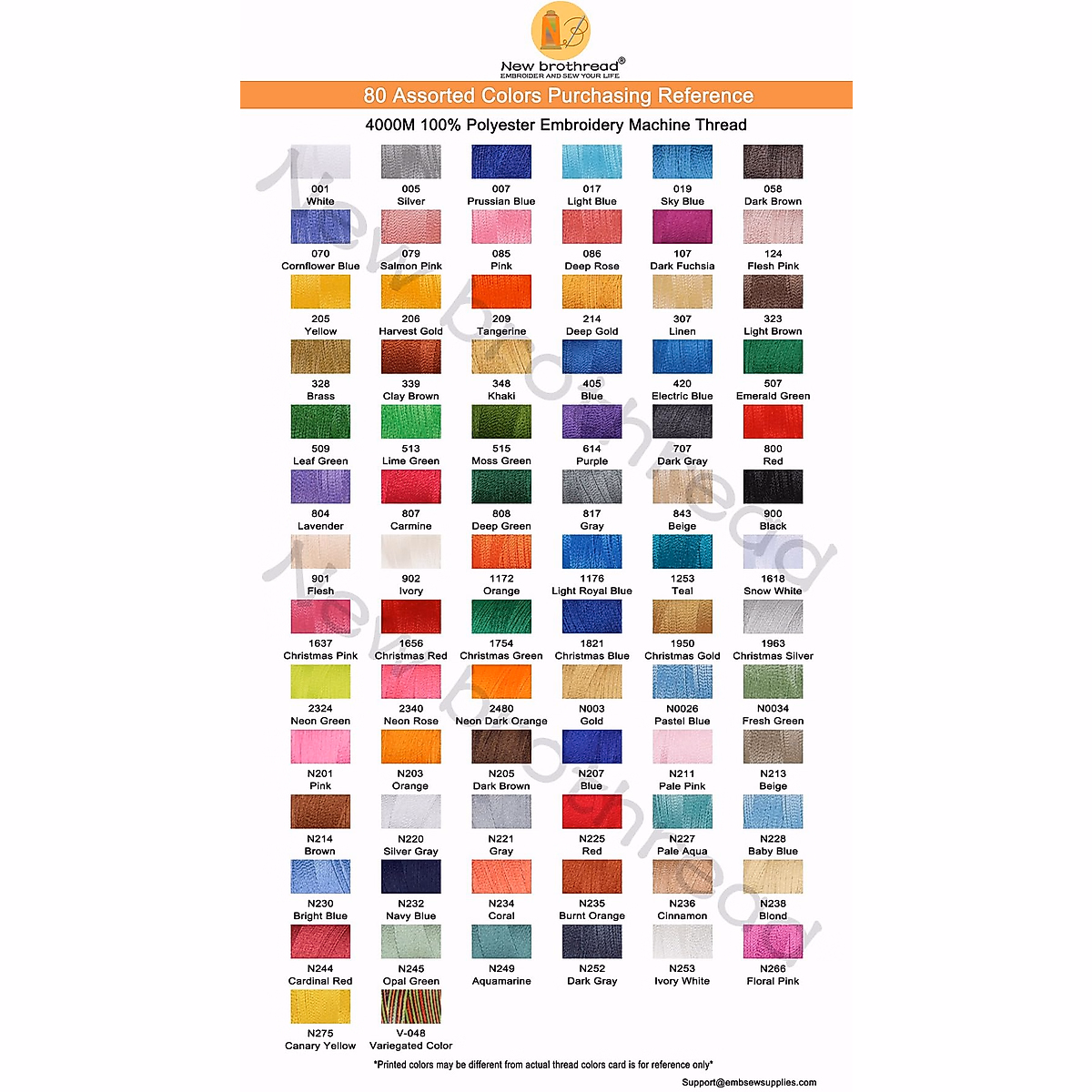 New brothread - Single Huge Spool 4000M Each Polyester Embroidery Machine Thread 40WT for Commercial and Domestic Machines - Emerald Green