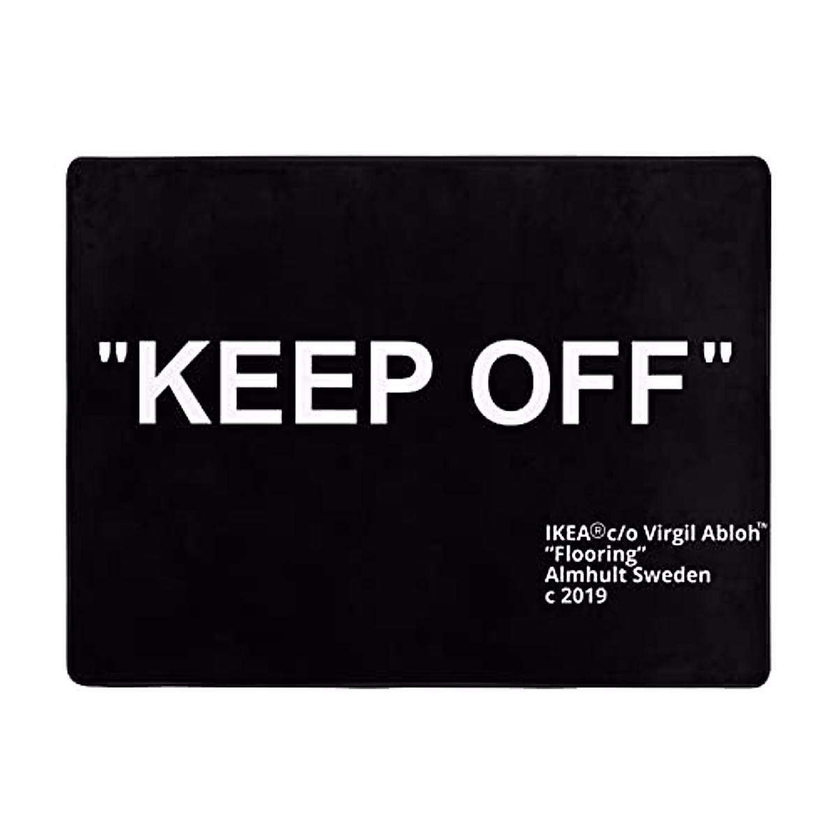 YIKUDU Keep Off Large Rugs Floor Mat Modern Carpet for Home Decoration Area Rug,Cozy Art Decoration Polyester Carpet 36 x 24 inch