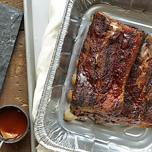 Reynolds Kitchens Heavy Duty Aluminum Pans for Roasting with Lids, 12x9 Inch, 2 Count (Pack of 3)