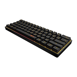 PXN K30 60% Mechanical Keyboard Wireless Mobile Gaming Keyboard Backlit Wired LED Mini Compact Keyboards Compatible with Android PC Laptop (Black)