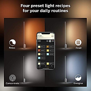 Philips Hue White & Color Ambiance Signe Floor Lamp (Bluetooth version, works with Amazon Alexa, Apple HomeKit and Google Assistant), Floor Lamp (OLD VERSION)