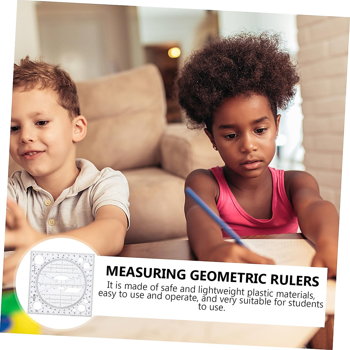 STOBOK 1pc Drawing Millions of Feet Drawing Ruler Architectural Templates Architect Scale Patchwork Ruler Interior Design Ruler Transparent Quilting Ruler Child Plastic Curve Limiter