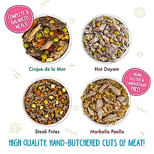 Weruva Classic Dog Food, Variety Pack, Chicken Free, Just 4 Me, Wet Dog Food, 14oz Cans (Pack of 12)