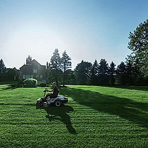 EGO POWER+ ZT4205S 42-Inch 56-Volt Lithium-ion Cordless Zero Turn Radius Mower with e-Steer™ Technology with (4) 12.0Ah Batteries and Charger Included