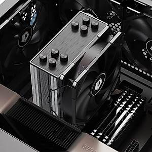 ID-COOLING SE-224-XTS CPU Cooler 4 Heatpipes CPU Air Cooler 120mm PWM Fan CPU Fan for Intel LGA1700/115X/1200; AMD AM4/AM5