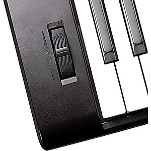 RockJam 61 Key Keyboard Piano Stand With Pitch Bend Kit, Piano Bench, Headphones, Simply Piano App & Keynote Stickers