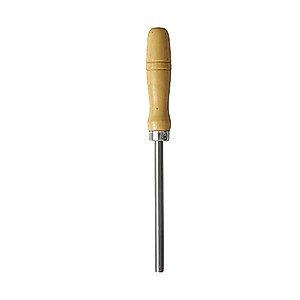 HERMIT TOOLS Cabinet Scraper Burnisher with 4 Piece Multi-Shaped Scraper Set 2 Rectangle 1 Curved (Convex and Concave) and 1 Gooseneck Scraper