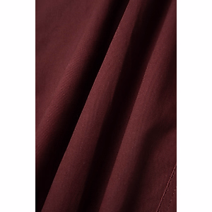 AIFARLD Men's Cargo Pants with Pockets Cotton Hiking Sweatpants Casual Athletic Jogger Sports Outdoor Trousers Relaxed Fit Red