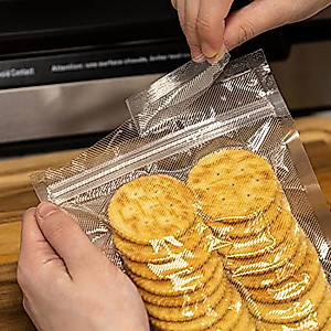 Nesco Vacuum Sealer Pint Zipper Bags - 50 count