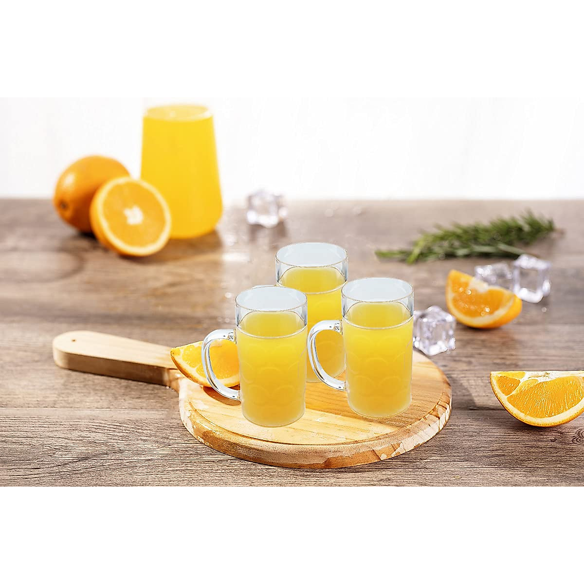 Beer Mug, Plastic Beer Mugs With Handles, 8 oz Dimpled Glass Beer Stein, Mini Oktoberfest Beer Mug, Reusable, Dishwasher-Safe (10 Pcs)