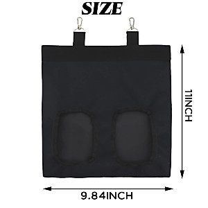 GXXMEI 2PCS Rabbit Hay Feeder Bag, Guinea Pig Hay Feeder Storage, Rabbit Hay Bag, Guinea Pig Hay Feeder, Hay Bag Hanging Feeder for Rabbit Guinea Pig -600D Oxford Cloth Fabric