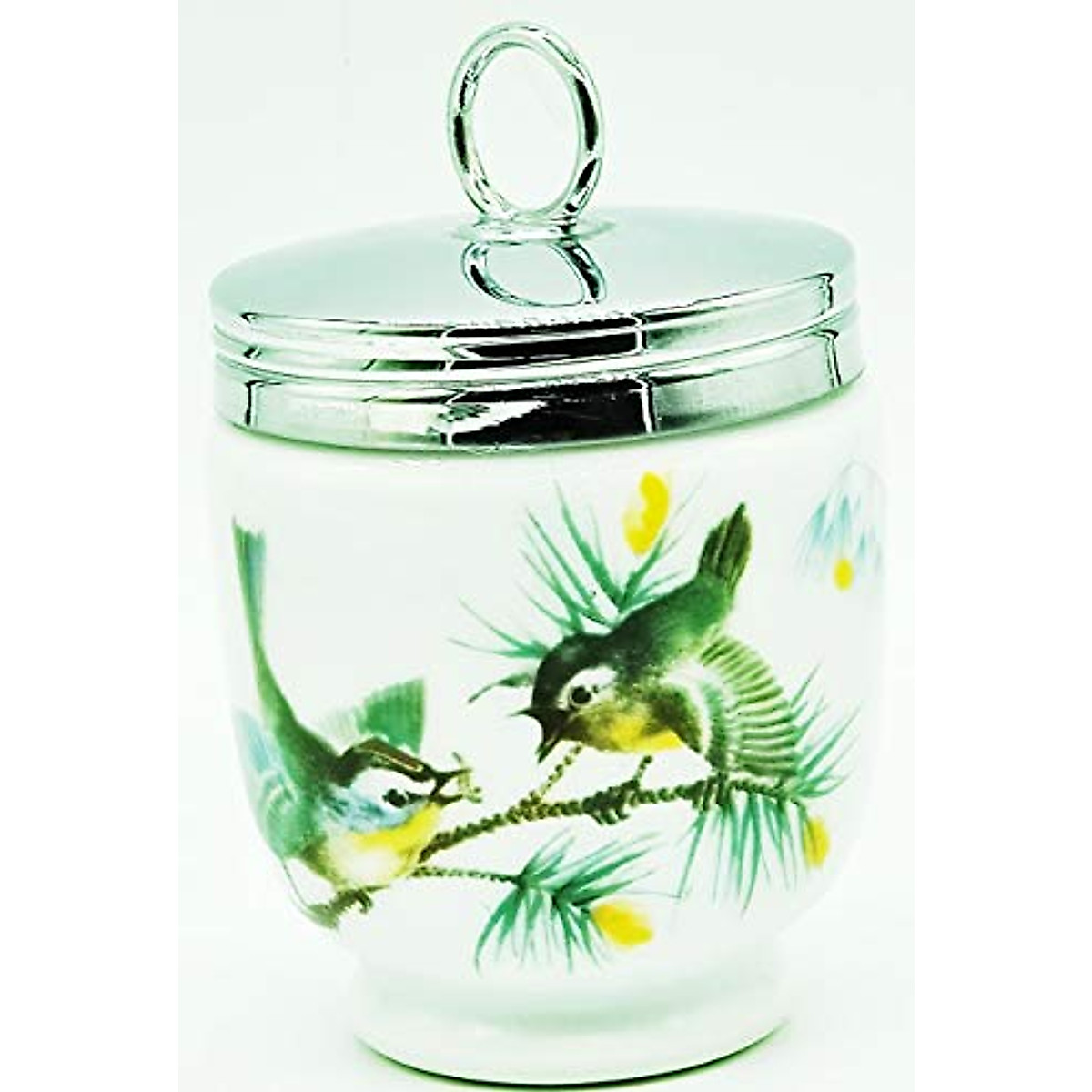 Birds by Royal Worcester, China Egg Coddler, King Size