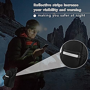 KOSIBATE Water Bottle Carrier Bag - Neoprene Water Bottle Sling Bag with Shoulder Strap, Handle Strap - Ideal Sports Water Bottle Accessory for Hiking Travelling Camping