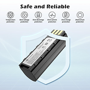 Replacement Battery for Zebra for Symbol DS3478 / DS3578 / LS3478 / LS3578 / MT2000 / MT2070 / MT2090 Handheld Barcode Scanner 21-62606-01 / BTRY-LS34IAB00-00 Compatible with Honeywell 8800