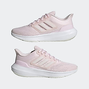 adidas Women's Ultrabounce Sneaker, Almost Pink/White/Crystal White, 9