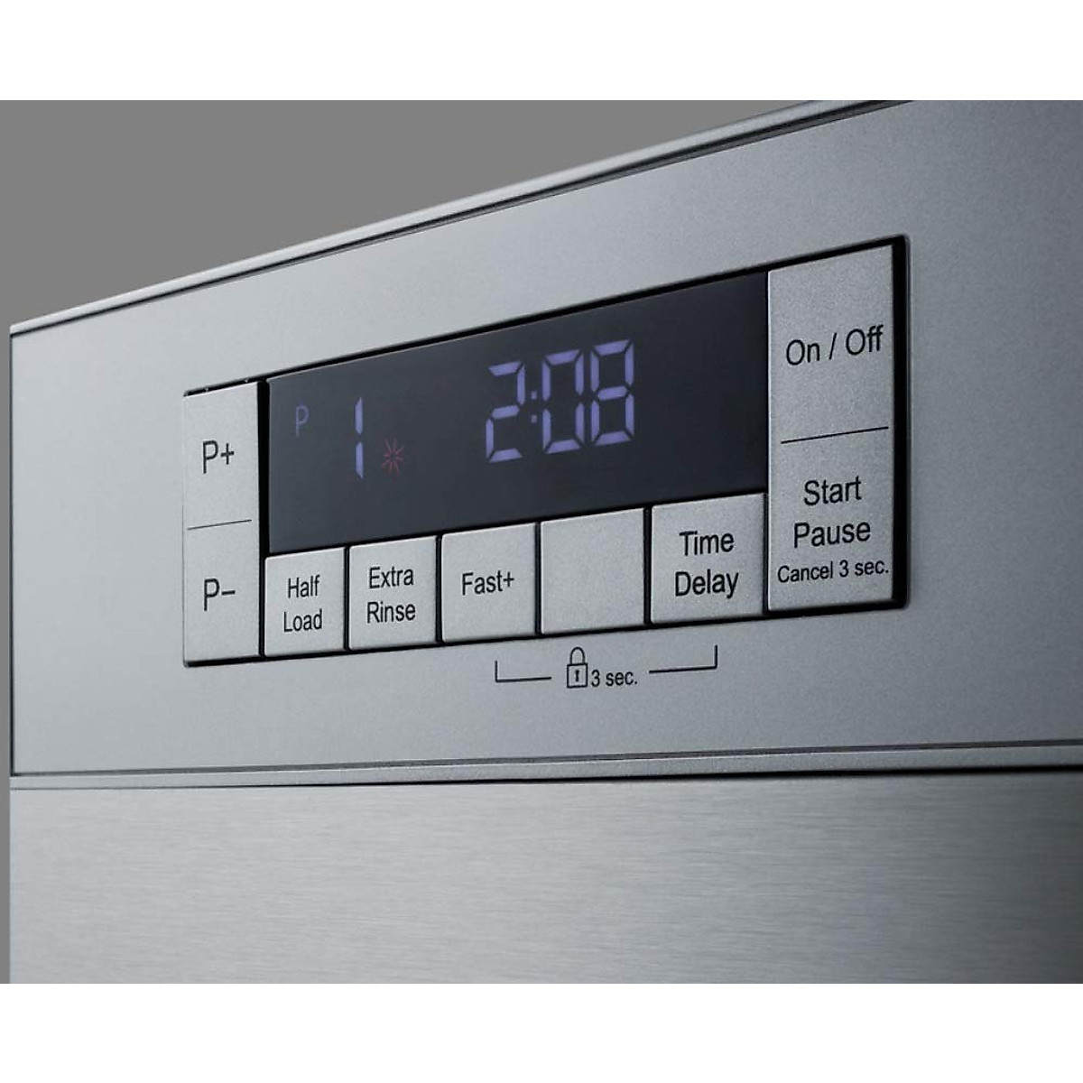 Summit DW2435SS 24"" Built-In Dishwasher with 12 Place Settings Energy Star Certified in Stainless Steel