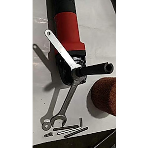 Set of 4 Pieces Non-woven Abrasive Flap Wheel P60 P120 P180 P400 fits metabo burnisher Hand Held burnishing machine also fit 5/8"-11 Thread grinder polisher (grinder collar between 41-48 MM)