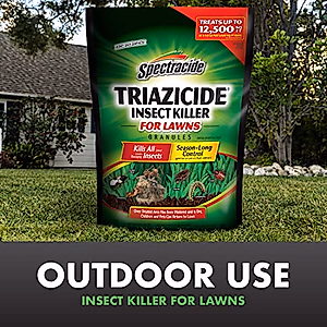 Spectracide Triazicide Insect Killer for Lawns Granules, 10 lb Bag, Kills All Listed Lawn-Damaging Insects (Pack of 2)