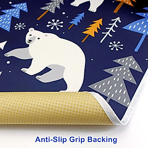 Baby Splat Mat High Chair Mat for Floor ， Large Splat Mat for Kids Arts and Crafts