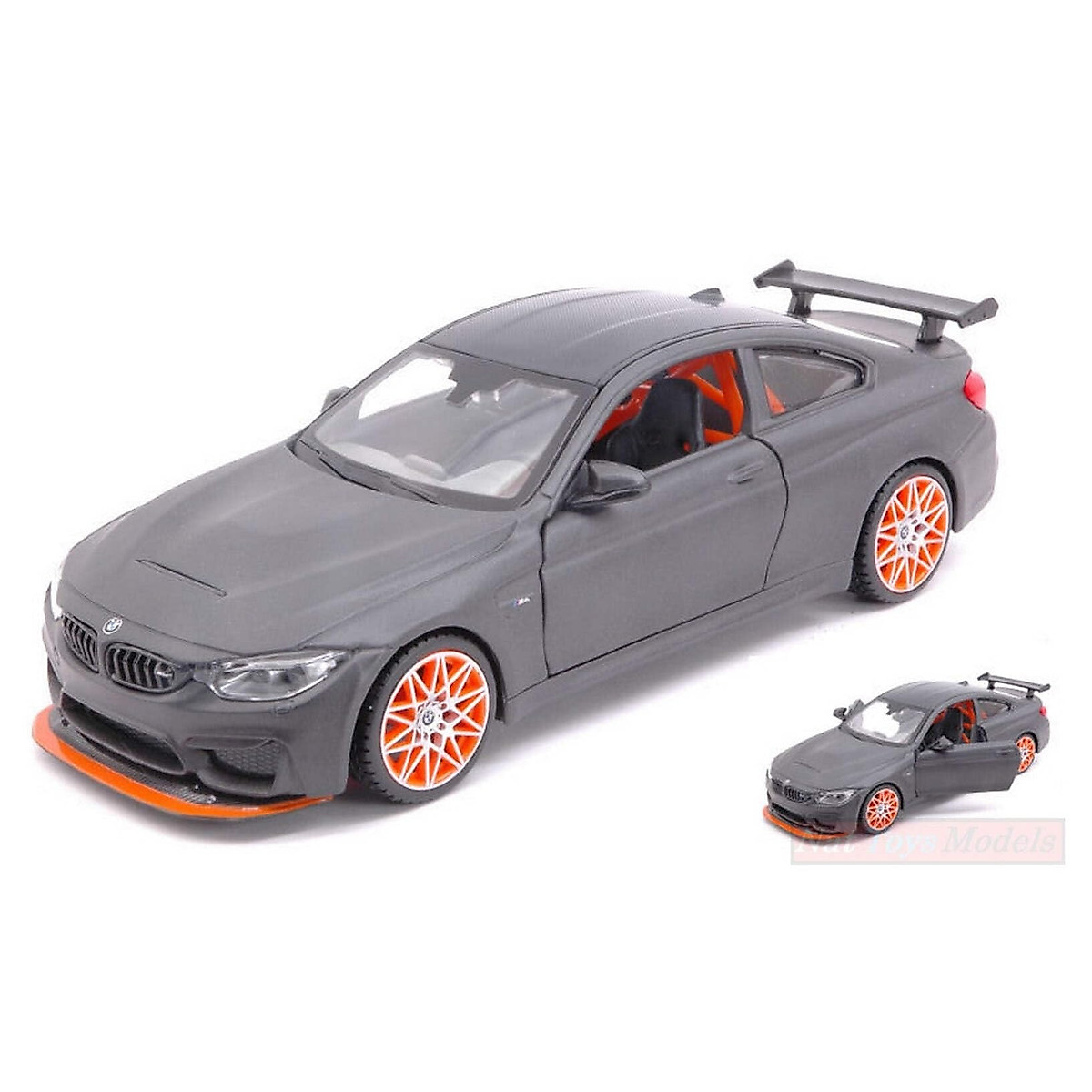 MODELLINO in Scala COMPATIBILE CON BMW M4 GTS MATT Grey 1:24 MAISTO MI31246MG