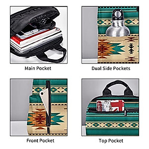 SWEET TANG Men Women Teens Lightweight Anti-Theft Travel Daypack Fashion Rucksack Durable Laptop Backpack for Work/Travel/College/Business - Compatible with Indiana Western Southwest Mesas, One Size