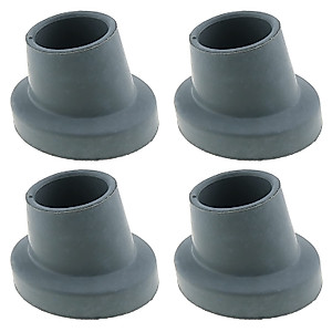 Feet for Shower Chair LUORNG 4pcs 1-1/8" I.D Slope Rubber Tips Non Slip Feet for Shower Chair Bath Seat