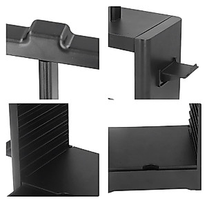 Pomya Game Storage Tower, Multi Purpose Desktop Storage Rack All in One Design, ABS Gamepad Disc Storage Bracket for, for, for Xbox Series