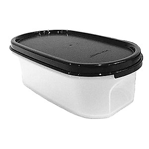 Tupperware Modular Mates Oval #1 (2 cup size) with Black Seal