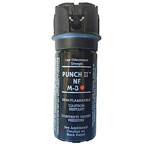 Punch II Pepper Spray (NF), Flip Top Stream - 2 oz. (by Aerko International)