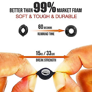 Memory Foam Eartips Replacement for JBL Live Pro TWS 2 & JBL Vibe Buds & JBL Tune Buds Earphone Earpad by TENNMAK