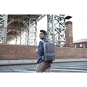 Solo Re:Cover 15.6 Inch Laptop Backpack, Grey