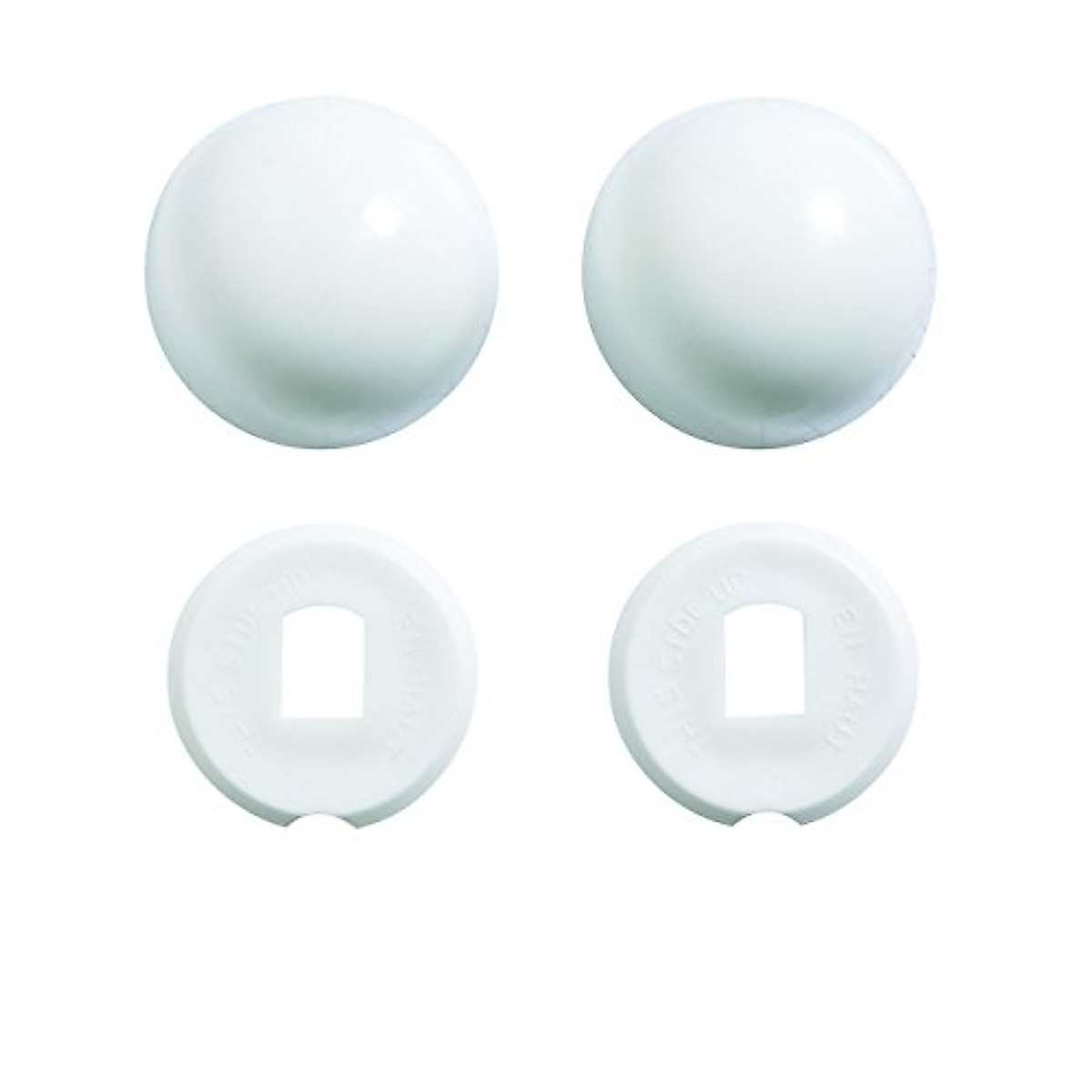 KOHLER GENUINE PART GP1013092-0 BOLT CAPS KIT FOR TOILETS,White