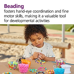 Colorations fun shapes pony beads, 1lb, set of 1800 beads, lacing hole 1/8 inches, craft, hobby, arts & crafts, fun, art supplies, fun shaped pony beads