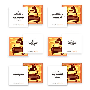 TableTopics Road Trip to Go - 40 Conversation Cards for Kids and Families in The Car, Game for Fun & Connection During Travel, Delightful Stocking Stuffer