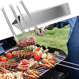 BTCDR 5 Pack Spirit Grill Replacement Parts for Weber Spirit 15.3 Inch 7636 Flavorizer Bars and 69787 Burner Weber Spirit I & II 300 with Front Control, Spirit E310 E320 E330 S310 S330 S320