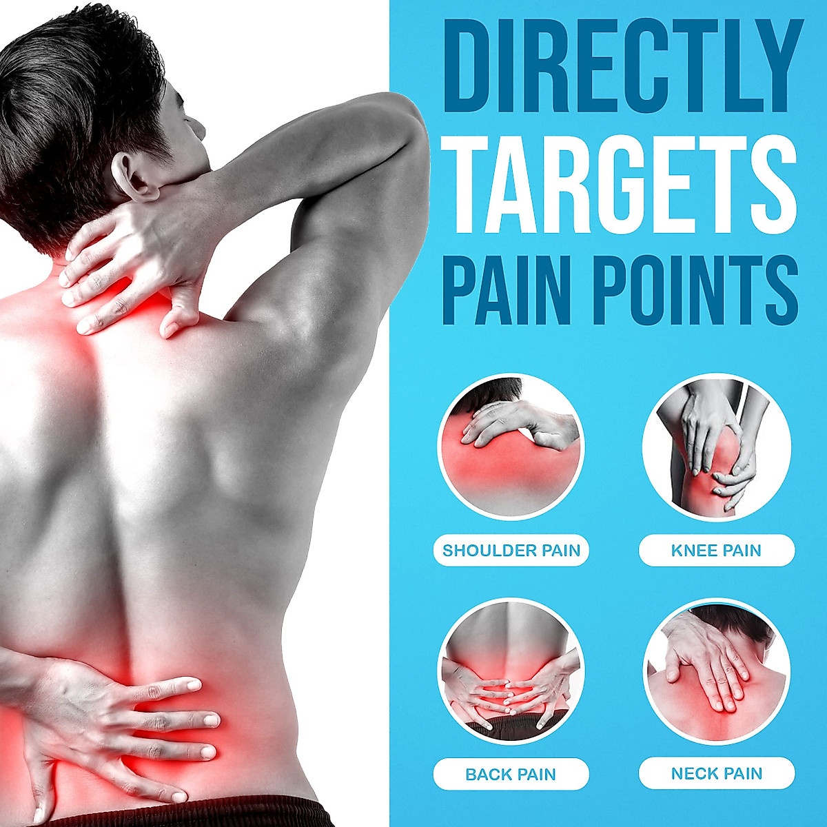 JJ CARE Lidocaine Patches (Pack of 6), 4% Lidocaine Patches Maximum Strength, 4"x5.5" Lidocaine Back Pain Relief Patches for Fast Numbing of Aches, Back, Neck, Muscle Soreness, Lasting Up to 12Hrs