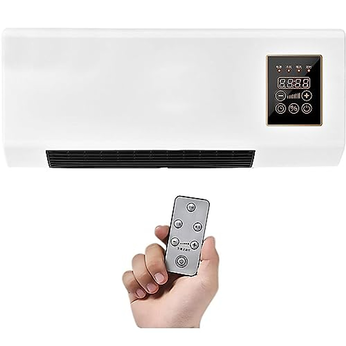 Newly Wall Mounted Conditioner With RC, Household All Season Conditioner Portable Cold & Heating Conditioner, Small Air Conditioner for Bedroom Study
