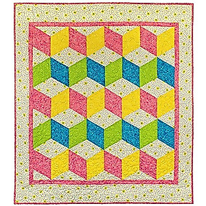 QuiltCut2 All-in-One Fabric Cutting System for Quilters - Includes Rotary Cutting Mat, Fabric Clamp, Cutting Guide, and Speed Gauge Ruler